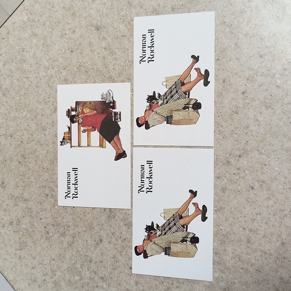 No brand | Other | 958 Norman Rockwell Print Postcards For Rose Red Tea ...